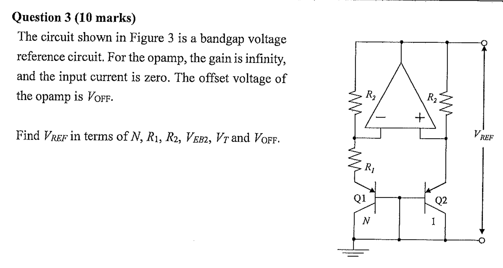 Solved Question 3 (10 marks) The circuit shown in Figure 3 | Chegg.com