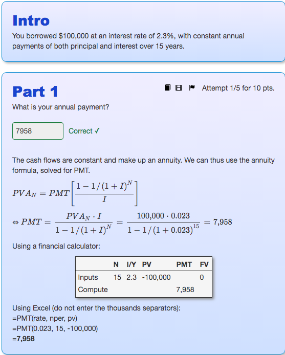 Solved Intro You borrowed $100,000 at an interest rate of | Chegg.com