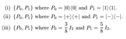 Consider the following qubit ρ = |+>