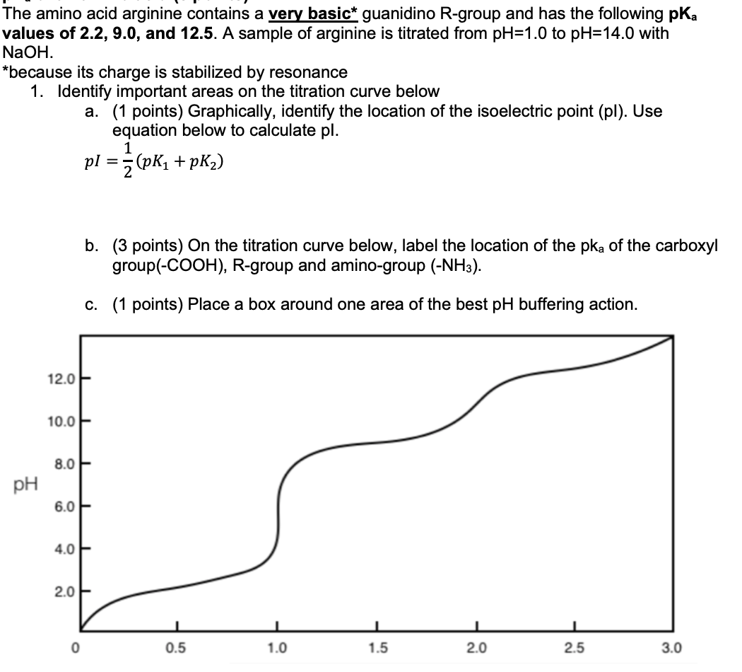 Solved The amino acid arginine contains a very basic* | Chegg.com