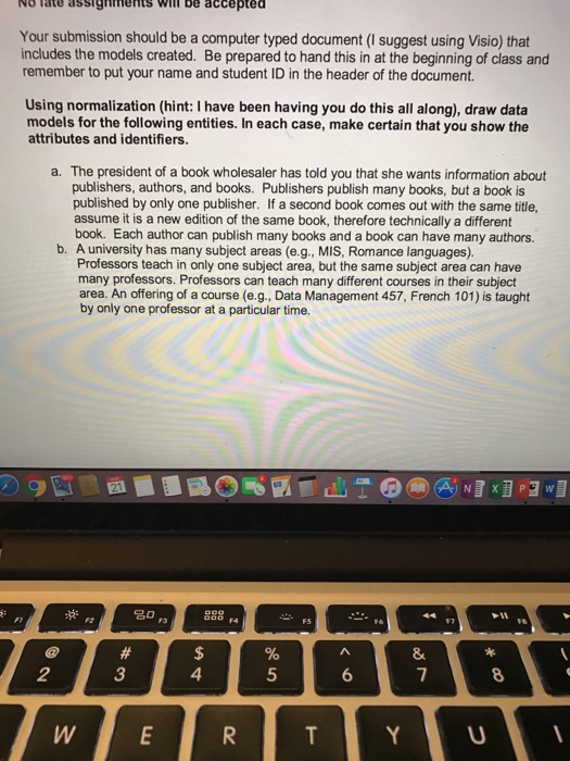 Solved Your submission should be a computer typed document | Chegg.com