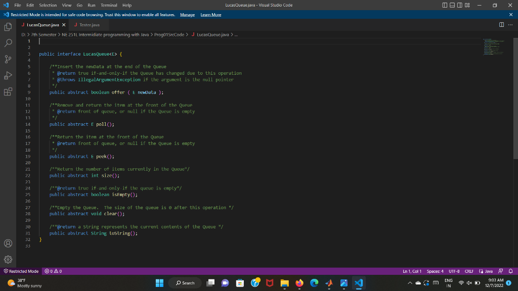 Solved In class we studied how an ArrayList ∠E> is | Chegg.com