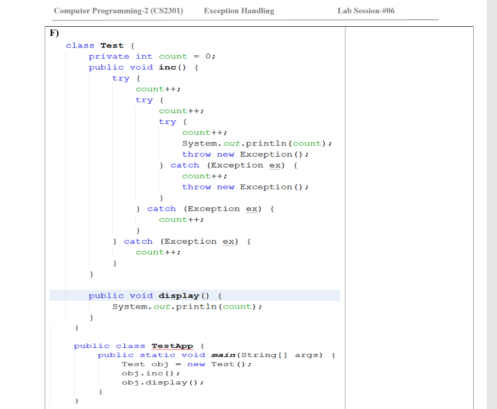 Solved Q1. What is the output of the following program? | Chegg.com