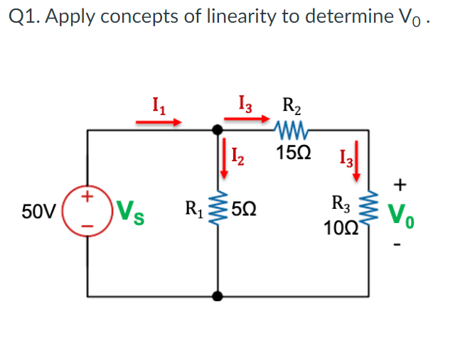Solved Apply concepts of linearity to determine V0. . | Chegg.com