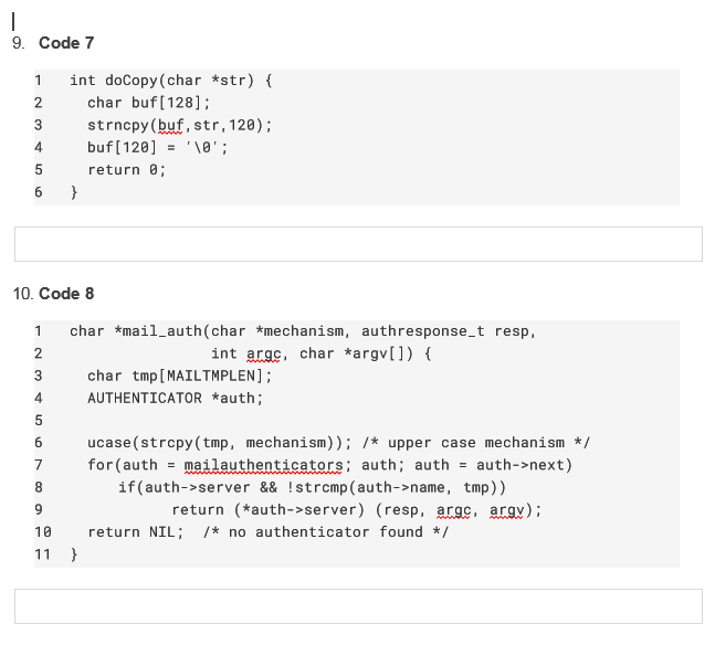 Solved Part 2: Recognize Control Hijacking Vulnerabilities | Chegg.com