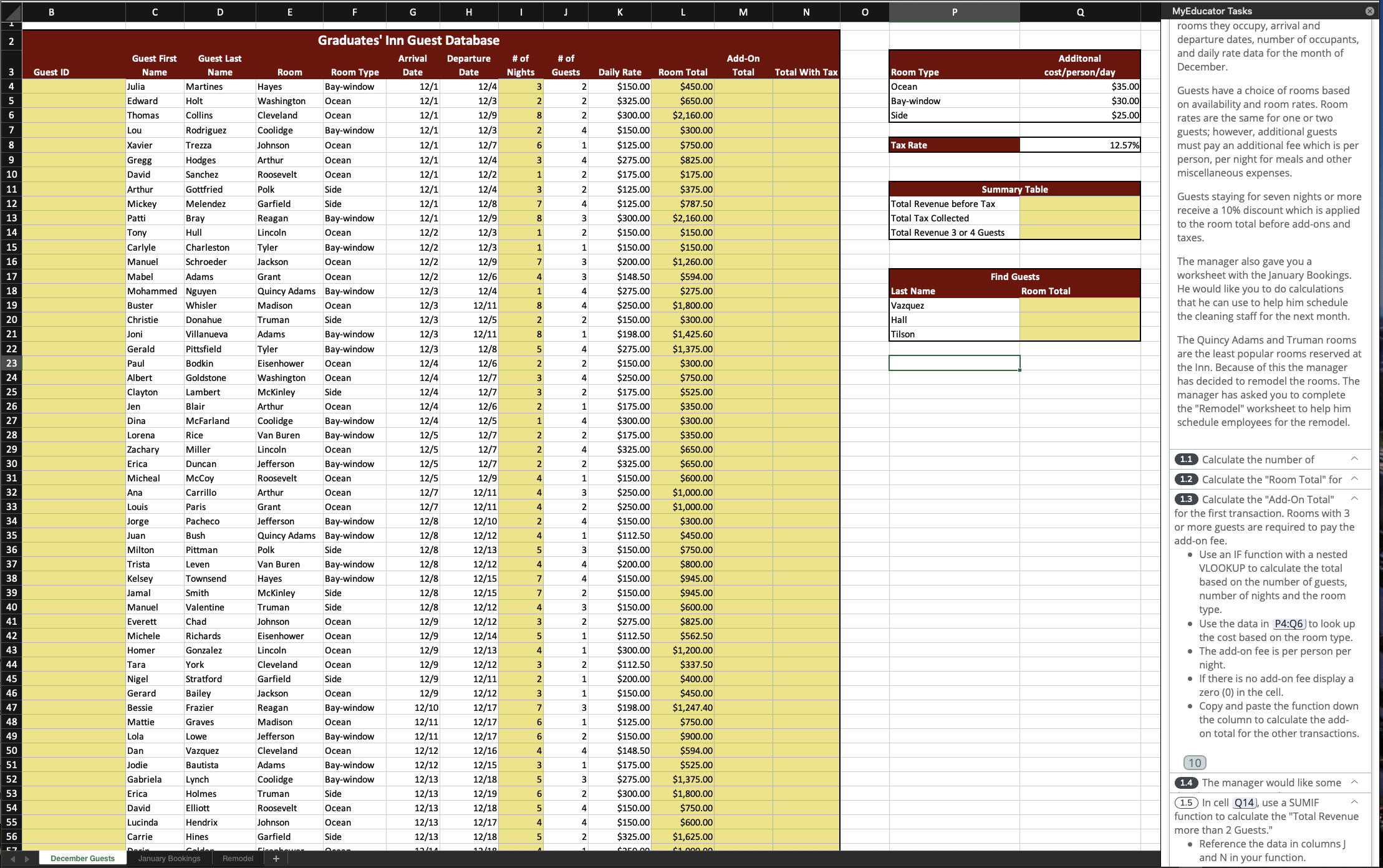 Solved Calculate the "Add-On Total" for the first | Chegg.com
