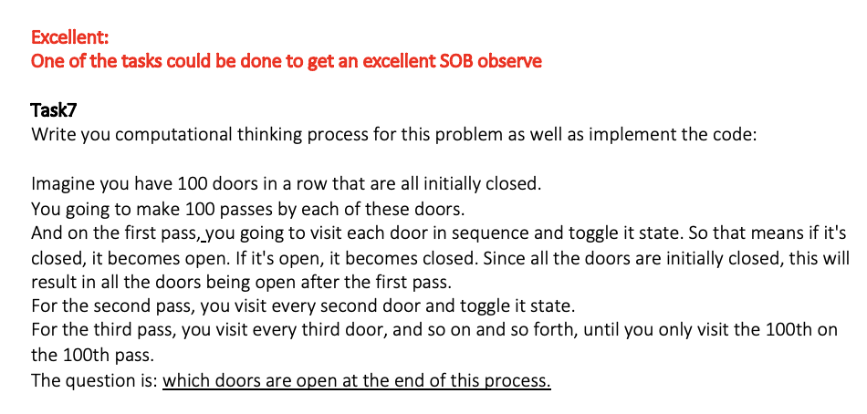 Solved Task1 Write your computational thinking process about | Chegg.com
