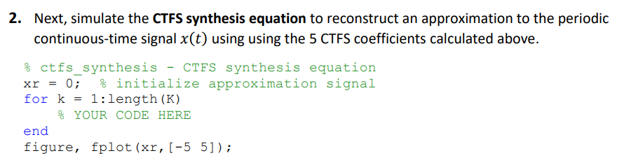 Solved Matlab Question. ASAP PLS. I only have 1 hour. Can | Chegg.com