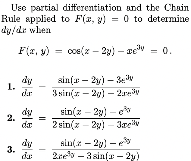 Solved Use partial differentiation and the Chain Rule | Chegg.com