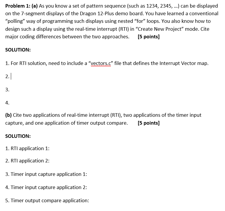 Solved Problem 1: (a) As you know a set of pattern sequence | Chegg.com