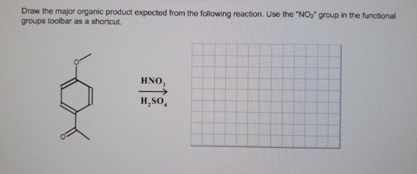 Solved Draw the major organic product expected from the | Chegg.com