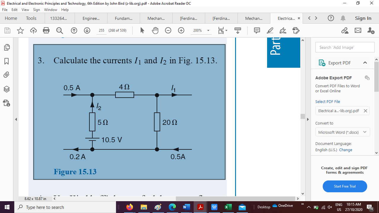 Solved - х A Electrical and Electronic Principles and | Chegg.com