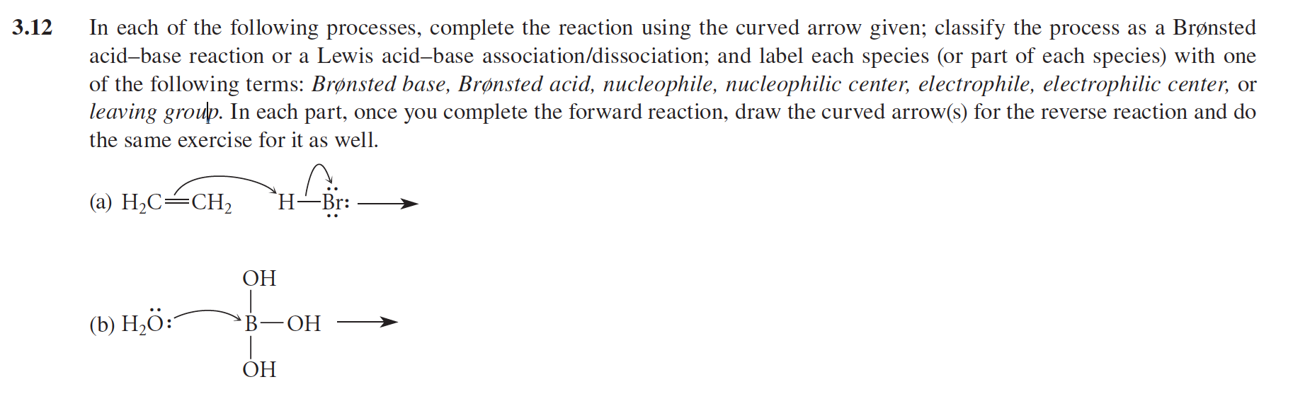 Solved 3.12 In each of the following processes, complete the | Chegg.com