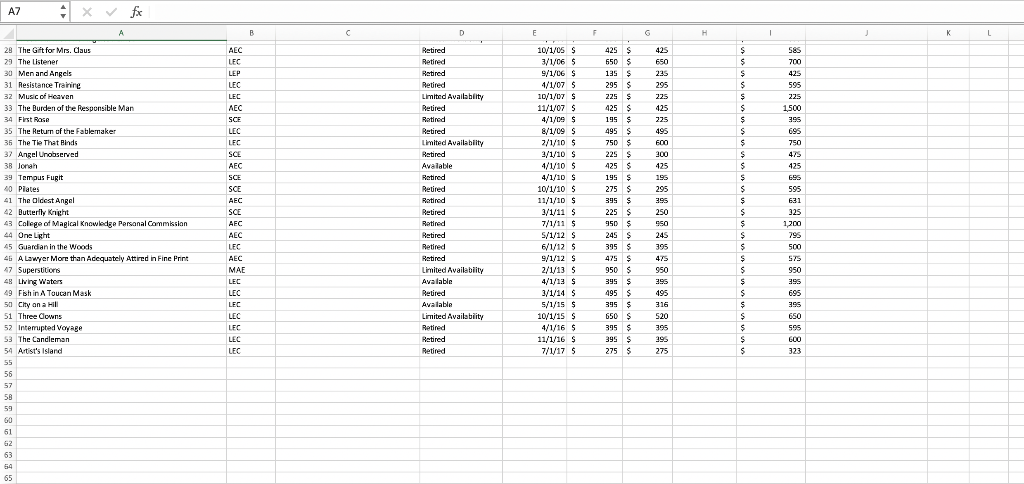 Exp19_Excel_AppCapstone_Intro_Collection Project | Chegg.com