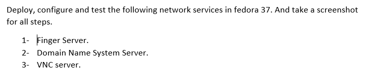 Deploy, configure and test the following network | Chegg.com
