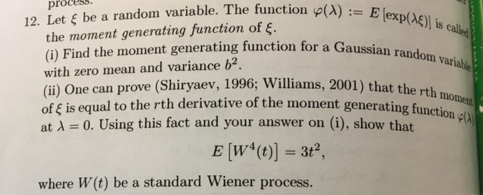 Solved Let xi be a random variable. The function | Chegg.com