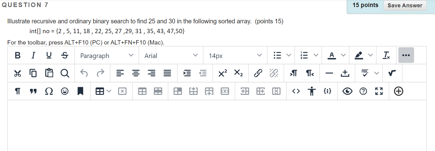 Solved QUESTION 7 15 points Save Answer Illustrate recursive | Chegg.com