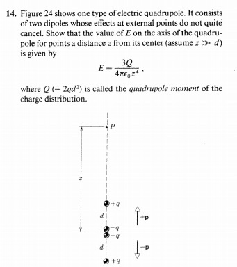 Solved 14. Figure 24 shows one type of electric quadrupole. | Chegg.com