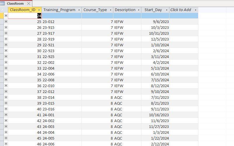 Solved Microsoft Access 2016 I was trying to set the row | Chegg.com