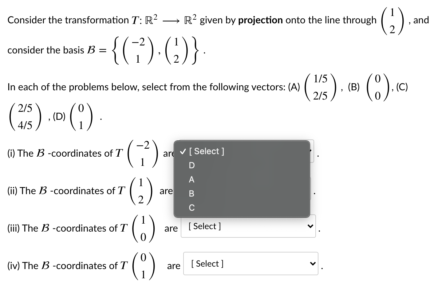 Solved Consider the transformation T: R2 → R2 given by | Chegg.com