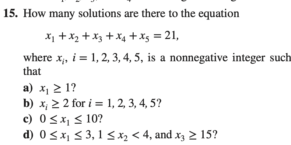 Solved Please do part d! The answer is 106, but I have no | Chegg.com