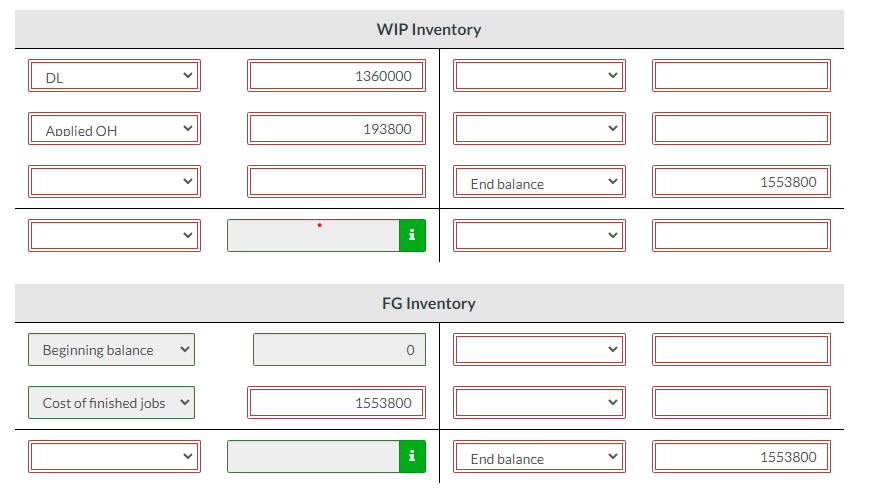 WIP Inventory FG InventoryThomas \& Adam, a | Chegg.com