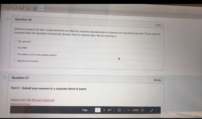 Solved Question Question & Question 1 5 pts The datum system | Chegg.com