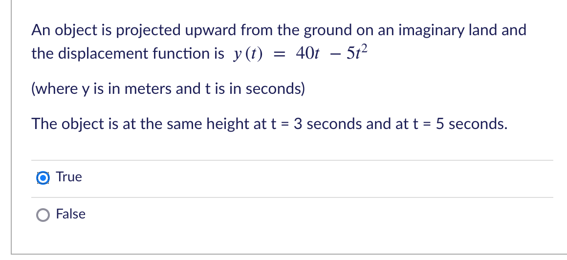 Solved An object is projected upward from the ground on an | Chegg.com