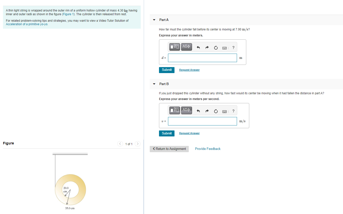 Solved A thin light string is wrapped around the outer rim | Chegg.com