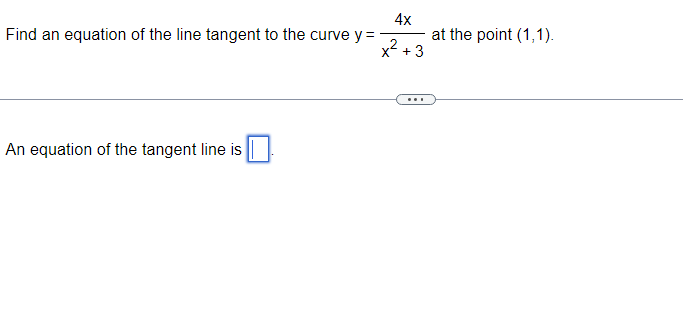 Solved Find an equation of the line tangent to the curve | Chegg.com