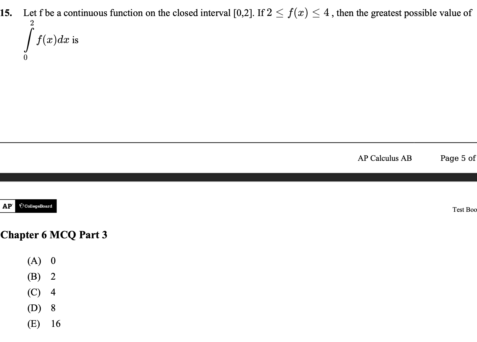 Solved Let f ﻿be a continuous function on the closed | Chegg.com