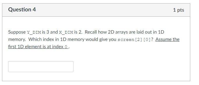 Solved Consider the following 2D array of objects: Pixel | Chegg.com