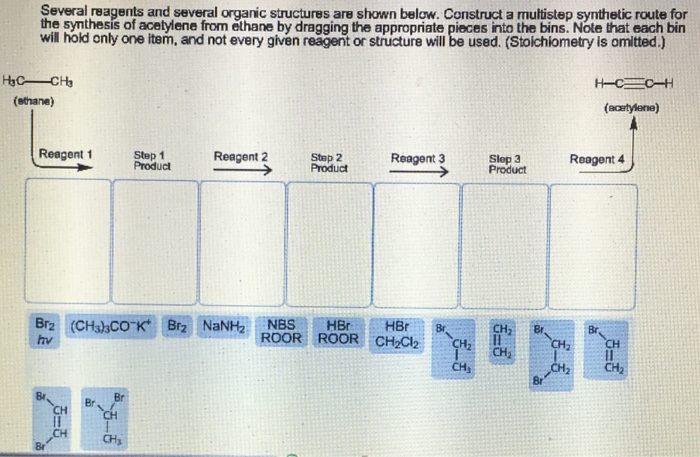 Solved Several reagents and several organic structures are | Chegg.com Solved Several reagents and several organic structures are | Chegg.com