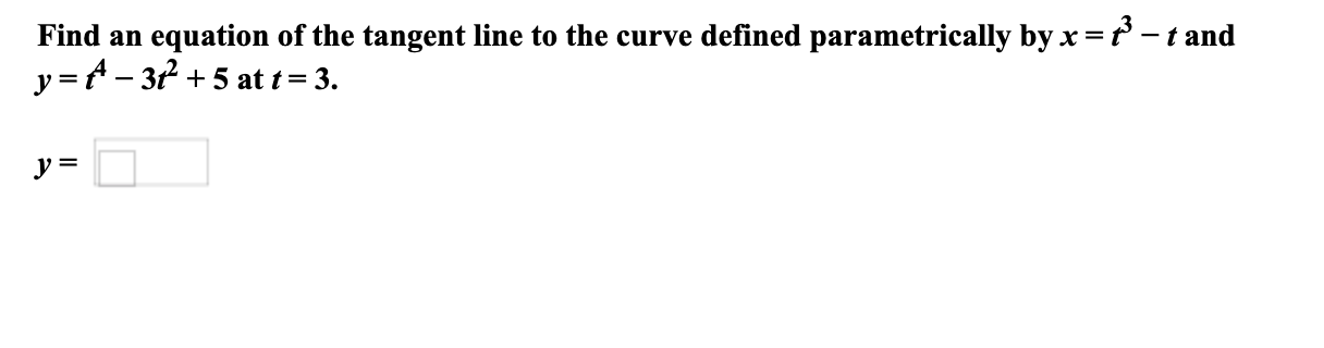 Solved Find an equation of the tangent line to the curve | Chegg.com