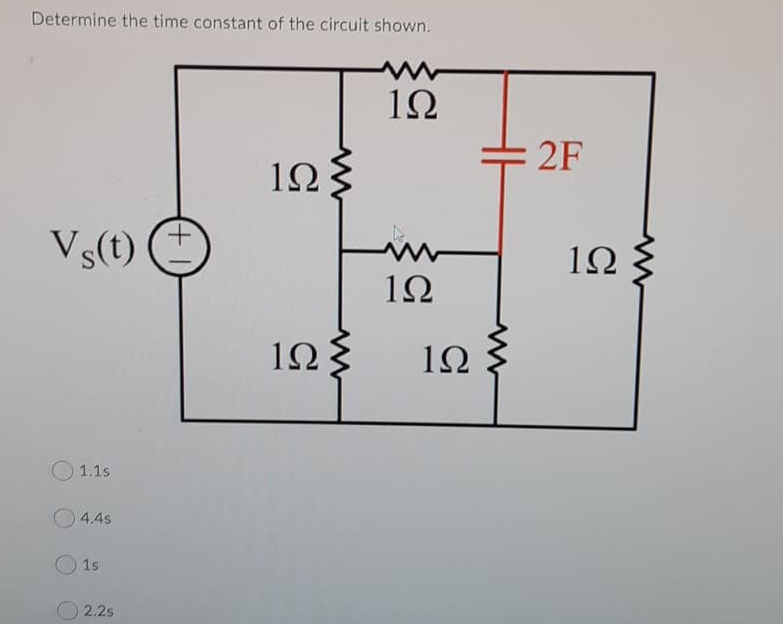 Solved For the circuit shown, determine CT - meaning the | Chegg.com