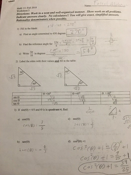Solved Math 111 Fall 2018 Worksheet 3 Directions: Work in a | Chegg.com