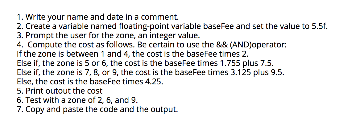 Solved 1. Write your name and date in a comment. 2. Create a | Chegg.com