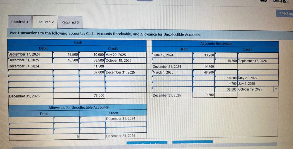 Solved Post transactions to the following accounts: Cash, | Chegg.com