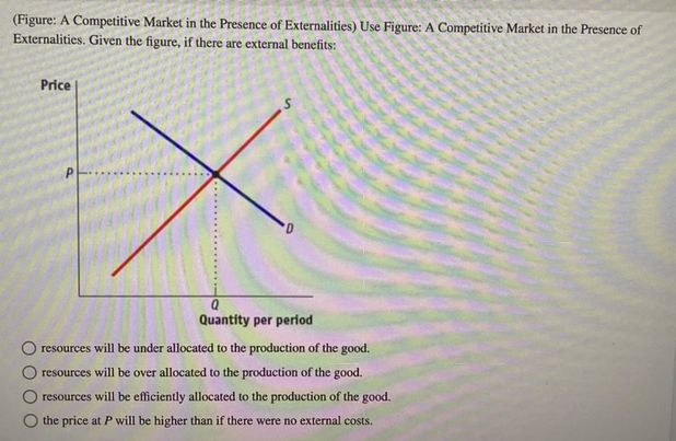Solved (Figure: A Competitive Market in the Presence of | Chegg.com