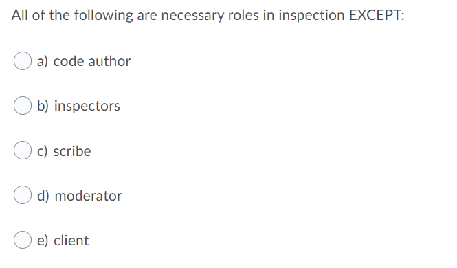Solved Desk checking should include on-the-spot defect | Chegg.com