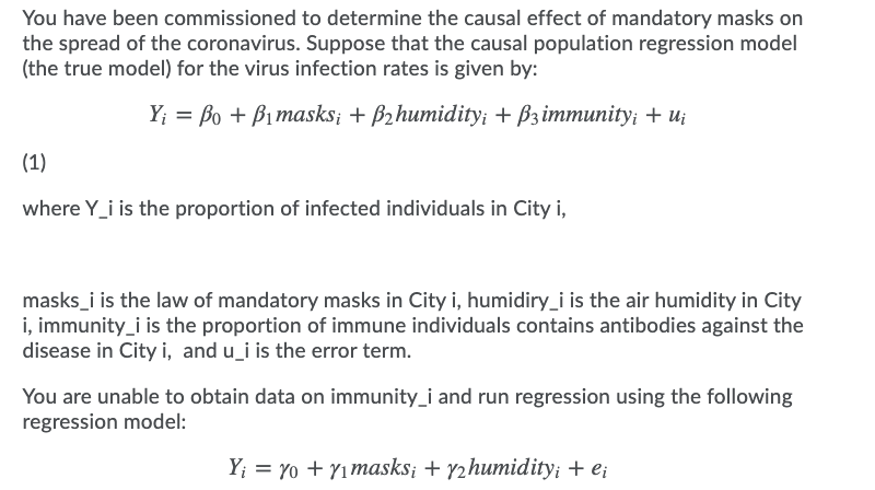 Solved You have been commissioned to determine the causal | Chegg.com