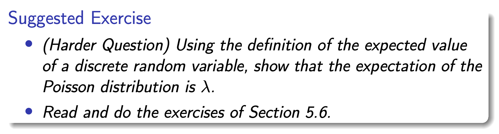 Solved Definition of the Expected Value of a Discrete | Chegg.com