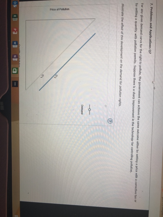 Solved Q7 For any given demand curve for the right to | Chegg.com