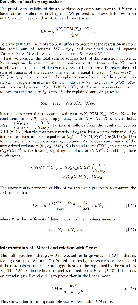 Solved From Heij Et Al 2004 Econometric Methods