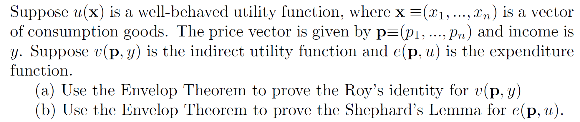 Solved Suppose u(x) is a well-behaved utility function, | Chegg.com