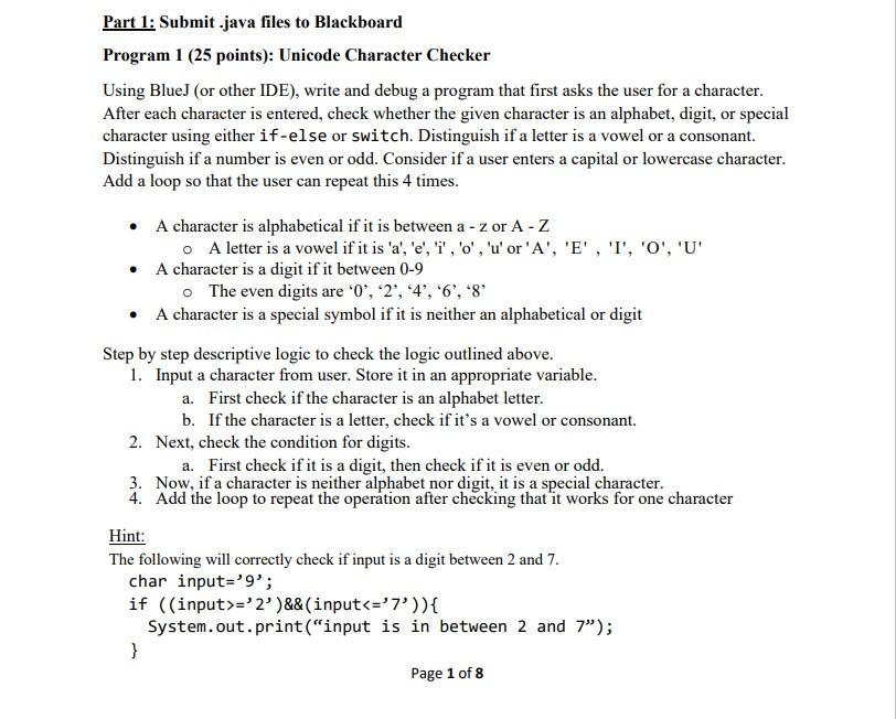 Solved I need help on my fundamental computer Programming | Chegg.com