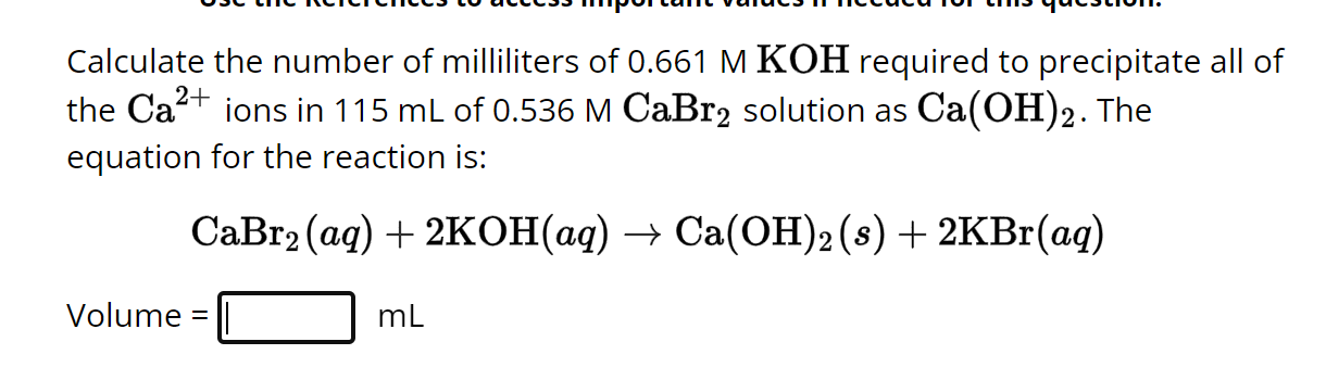 Solved How many mL of 0.609MHBr are needed to dissolve 9.71g | Chegg.com
