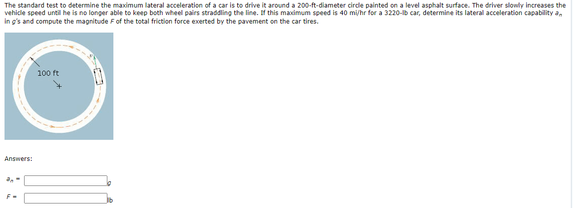 Solved The standard test to determine the maximum lateral | Chegg.com