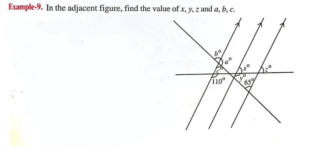 Solved Example-9. In the adjacent figure, find the value of | Chegg.com