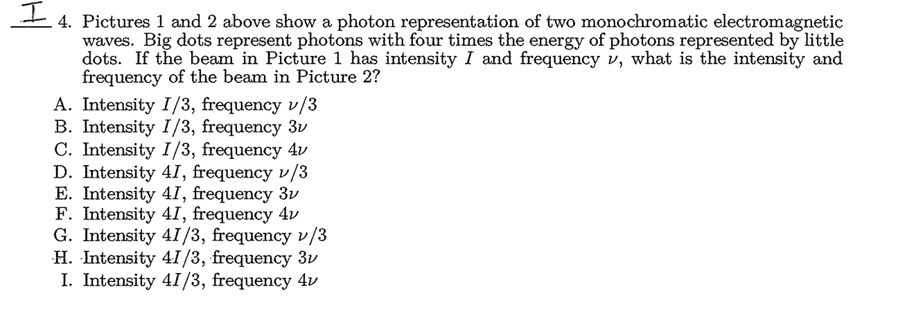 Solved I can not figure out the relation between intensity | Chegg.com
